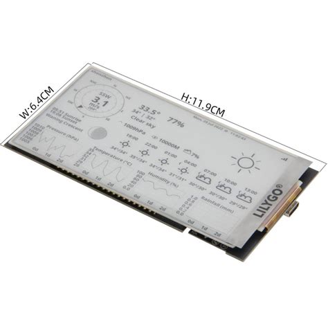 lilygo ttgo t5 4 7 inch e paper display esp32 modul mit wifi bluetooth