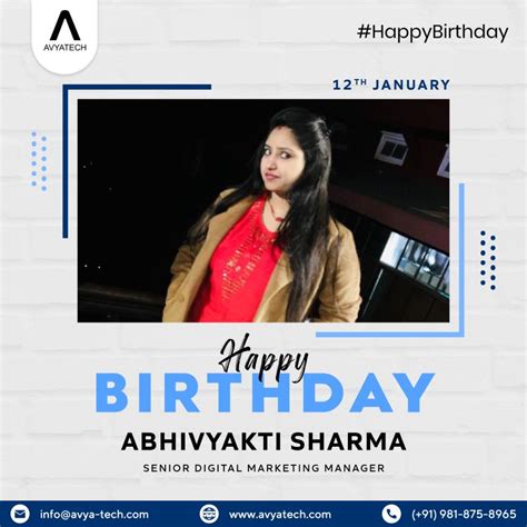 avya technology private limited on linkedin happybirthday celebrations congratulations