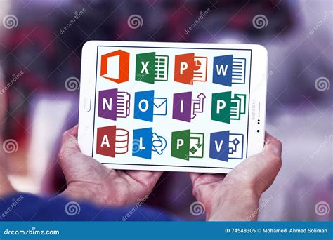 Microsoft Office Powerpoint Application Icon On Apple Iphone X Screen