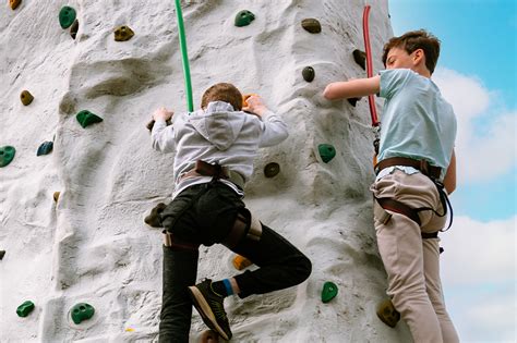 Our Outdoor Rock Climbing Wall Will Take You Up To New Heights