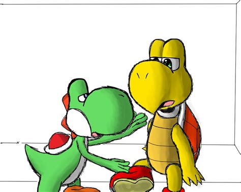 Koopa And Yoshi By Pokecrz On DeviantArt