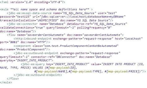 Test Automation Of Mule Flows With Java Components And Jdbc End Points