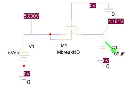 Circuits NMOS Is High When Gate Is Low Electrical Engineering Stack Exchange