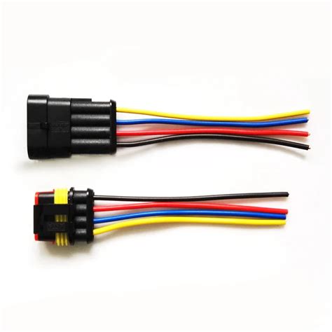 5 Pairs 2 Pin Way Electrical Connector Plug Waterproof Male Female