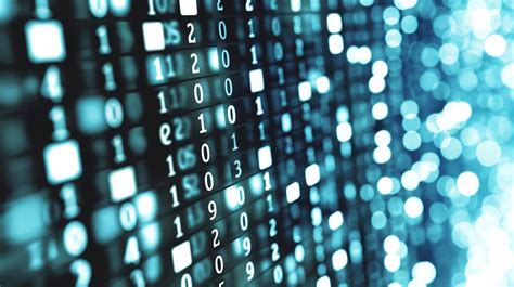Binary Code Dynamics The Language Of Digital Data Premium Ai Generated Image