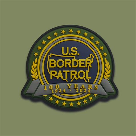 Border Patrol Centennial Pvc Patch Vint Hill Designs