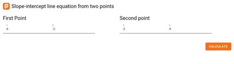 8 Best Line Equation From Two Points Calculator Jscalc Blog