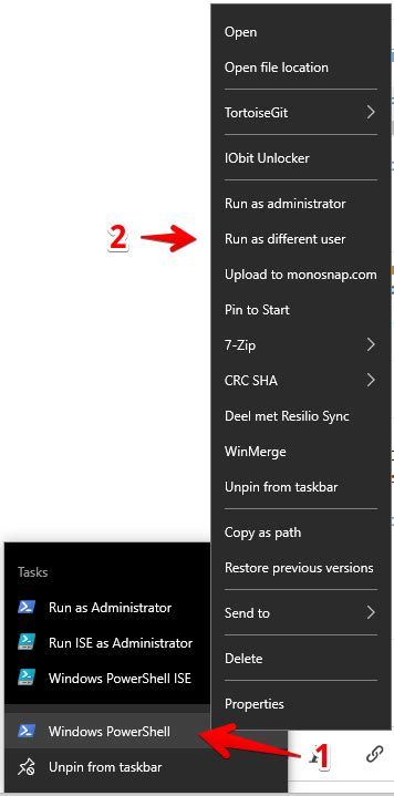 Runas Running Powershell As Another User And Launching A Script Stack Overflow