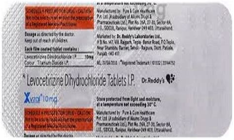 Xyzal 10 Mg Tablet At ₹ 305stripe Levocetirizine Tablet In Nagpur