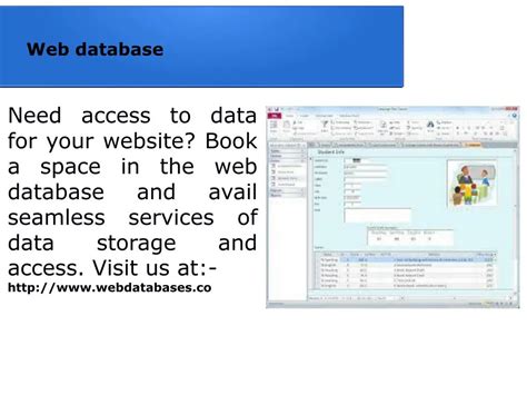 PPT Web Database PowerPoint Presentation Free Download ID 7475544
