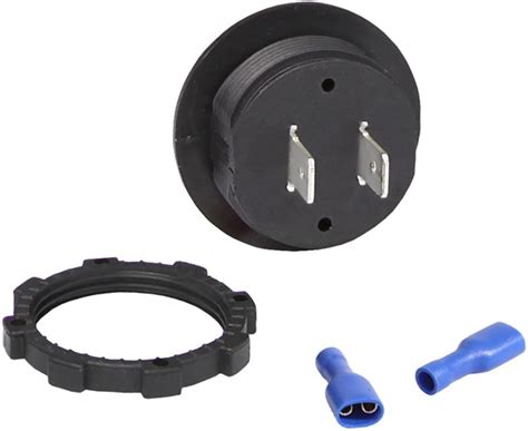 Powerwerx Panel Mount Waterproof Digital Green Volt Meter For 12 24v