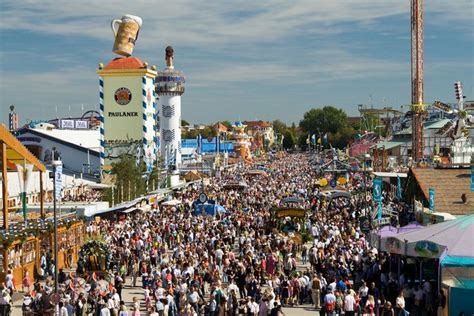 Oktoberfest On The Theresienwiese In Munich Bavaria Germany Ad