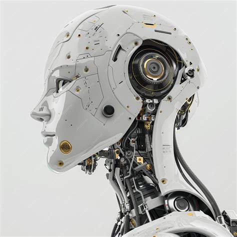 Premium Photo Handsome Robotic Man 3d Render