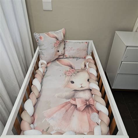 Cute Boho Bunny Ellie Cot Linen Sew Just More