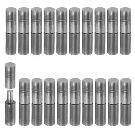 Uxcell 20 Pack Weldable Barrel Hinges 2 3 4 X 5 8 Carbon Steel Heavy