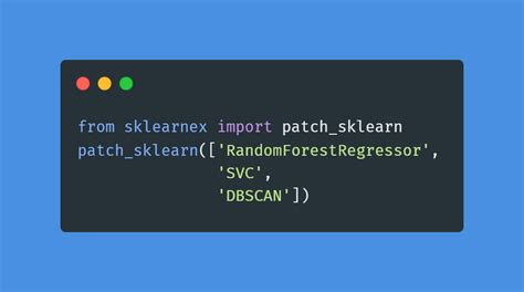 One Line Of Code To Accelerate Your Sklearn Algorithms On Big Data By