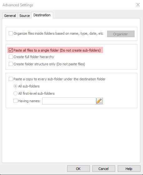 copy files from multiple folders and paste into a single folder in