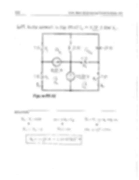 Ac Steady State Analysis Problems With Solution Exercises Electronic Circuits Design Docsity