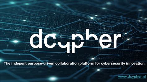 Joke Grootveld On Linkedin Lancering Dcypher