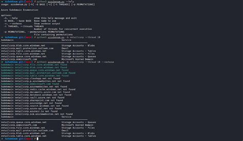 Github Yuyudhnazsubenum Azure Service Subdomain Enumeration