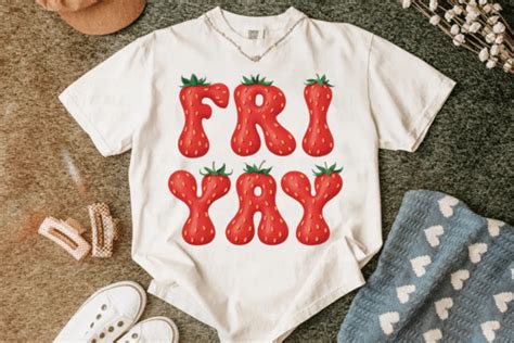 Friyay Png Strawberry Friyay Png Graphic By Hello December · Creative