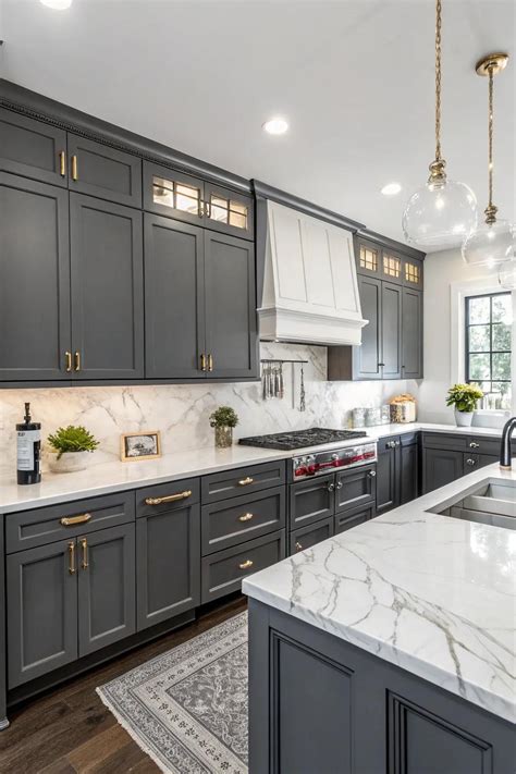 23 Stylish Dark Gray Cabinet Ideas For Your Home
