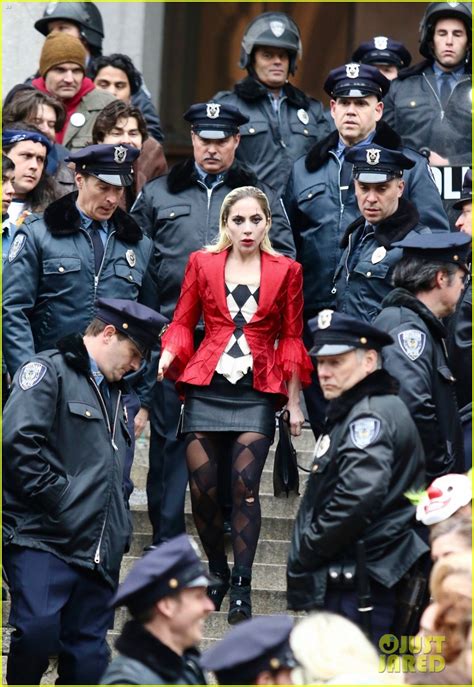 Lady Gaga Seen In Harley Quinn Costume For First Time On Set Of Joker