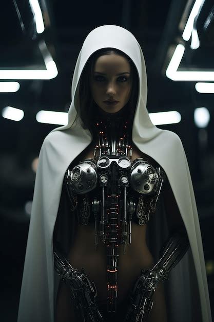 Premium Ai Image Cinematic Shot Of A Beautiful Young Ussr Sci Fi