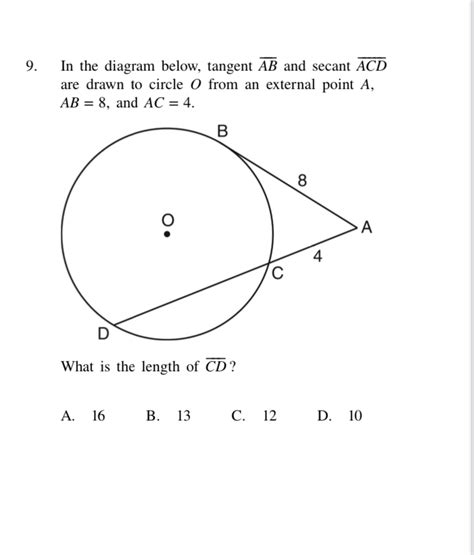 Answered In The Diagram Below Tangent AB And Bartleby