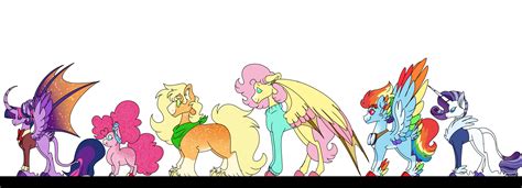 Mlp Hc Main Six By Jinx32297 On Deviantart