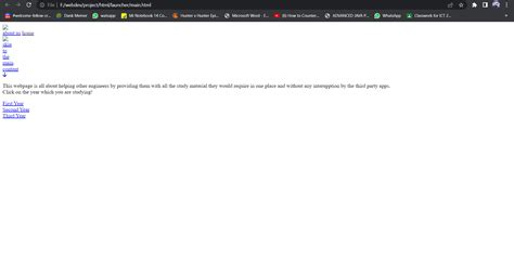 Css Html Href Tag Only Working On Vs Code Live Server Extention