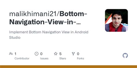 GitHub Malikhimani Bottom Navigation View In Android Implement Bottom Navigation View In