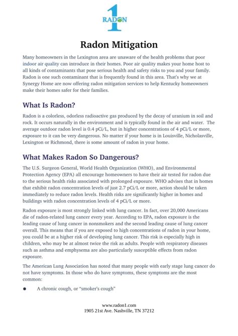 ppt effective radon mitigation techniques for homeowners powerpoint
