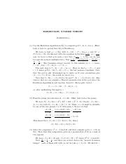 Elementary Number Theory: Euclidean Algorithm in Z[i] and gcd | Course Hero