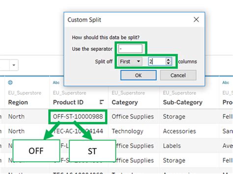 splitting fields in tableau the data school