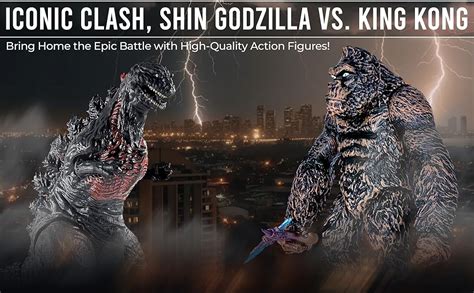 Twcare Set Of 2 Legendary Shin Monster Dinosaur Vs King