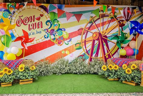 บางรักขอขอบคุณน้องอ้อม น้องเขตที่ให้พี่จัดงานธีม มนต์รักลูกทุ่ง 2018 น่ารัก สดใส คัลเลอร์ฟูล