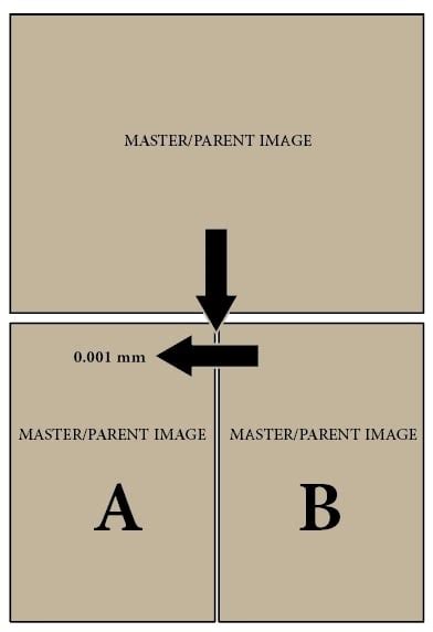 Split Image Frame Vertically And Nudge Left Part V