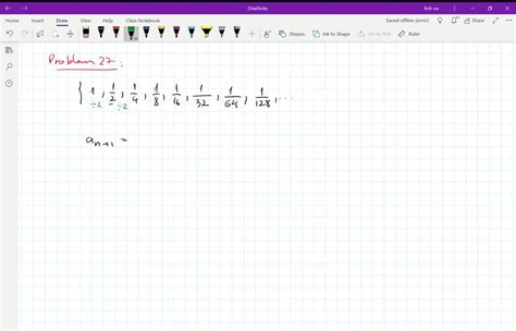 Solvedworking With Sequences Several Terms Of A Sequence An N1∞ Are