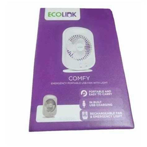 Polycarbonate EcoLink Comfy Rechargeable USB Fan At Rs Piece In Jaipur