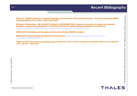 Critical Infrastructure Resilience Ppt