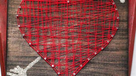 Create Heart And Arrow String Art Diy Home Guidecentral Youtube