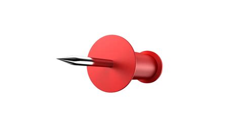 3d Red Push Pin Model Turbosquid 2114431