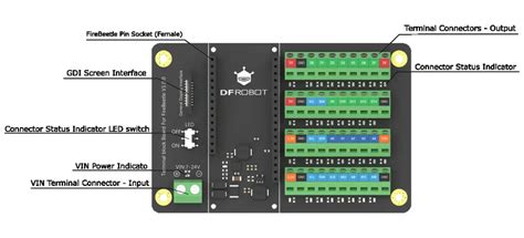 DFRobot Terminal Block Board For FireBeetle 2 ESP32 E IoT Microcontroller RobotShop