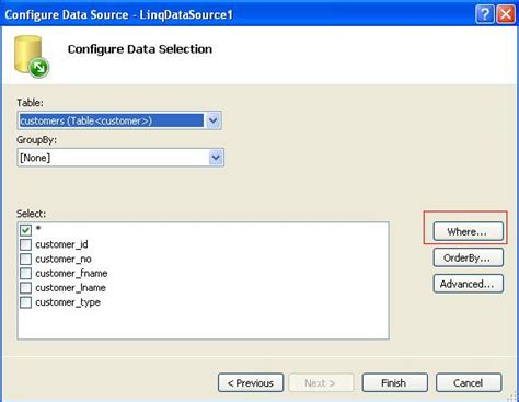 Using LinqDataSource With ASP NET Data Controls Part II CodeProject