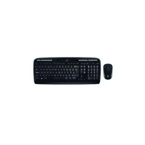 Logitech Mk330 Wireless Keyboard Mouse Black