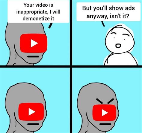 Youtube Demonetization Vs Ads Double Standard Meme Gagbase Ai Powered