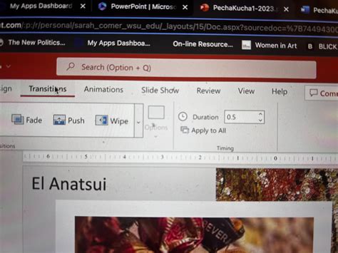 How To Access “advance Slide” Feature Rpowerpoint