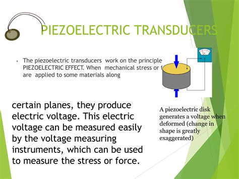 Piezo Electric Transducer Biosensors And Transducers PDF Chemistry Science