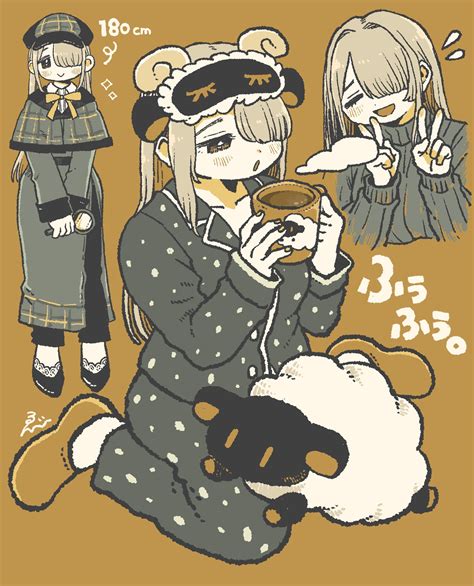 Ebiebi Original Commentary Request Highres 1girl Blunt Bangs